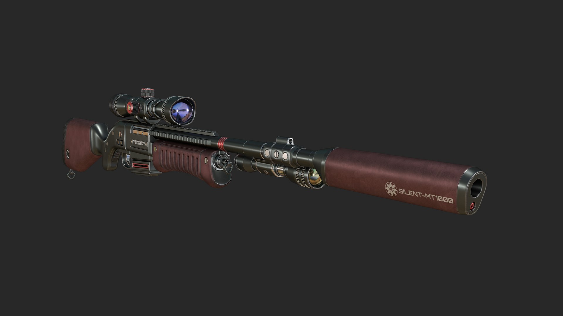Sniper Rifle 03 3D - TurboSquid 2020154