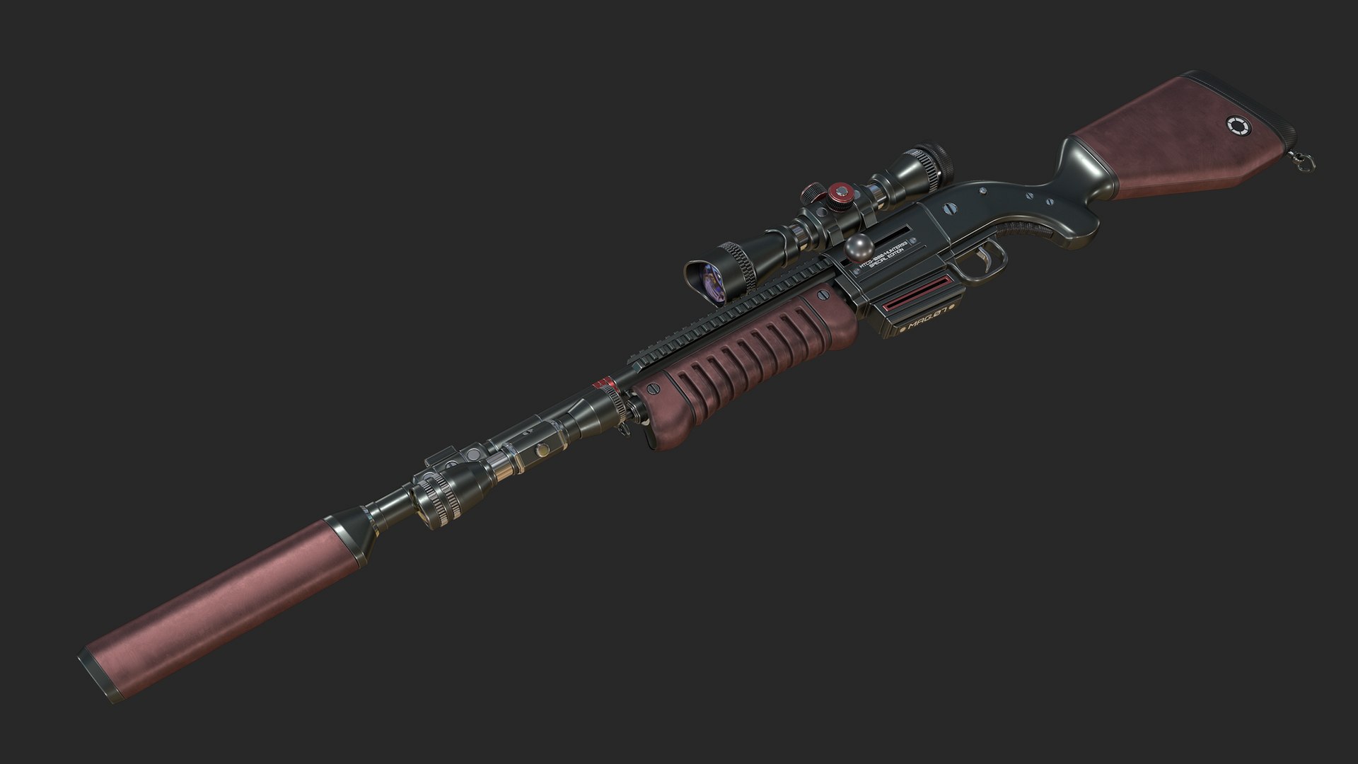 Sniper Rifle 03 3D - TurboSquid 2020154