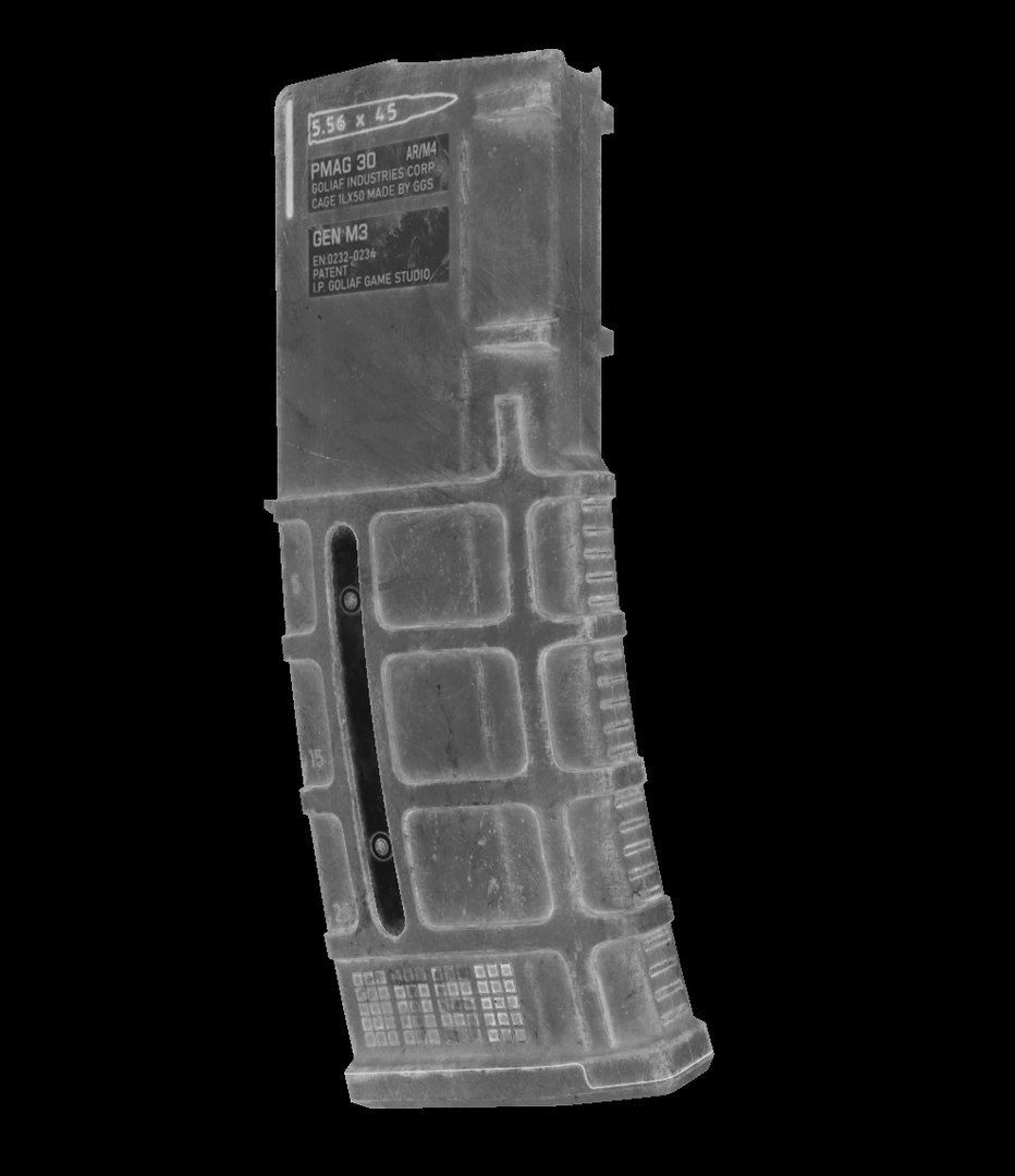 3D Model M4 AR15 Magazine PMAG Gen 3 30rd - Lowpoly PBR - TurboSquid ...