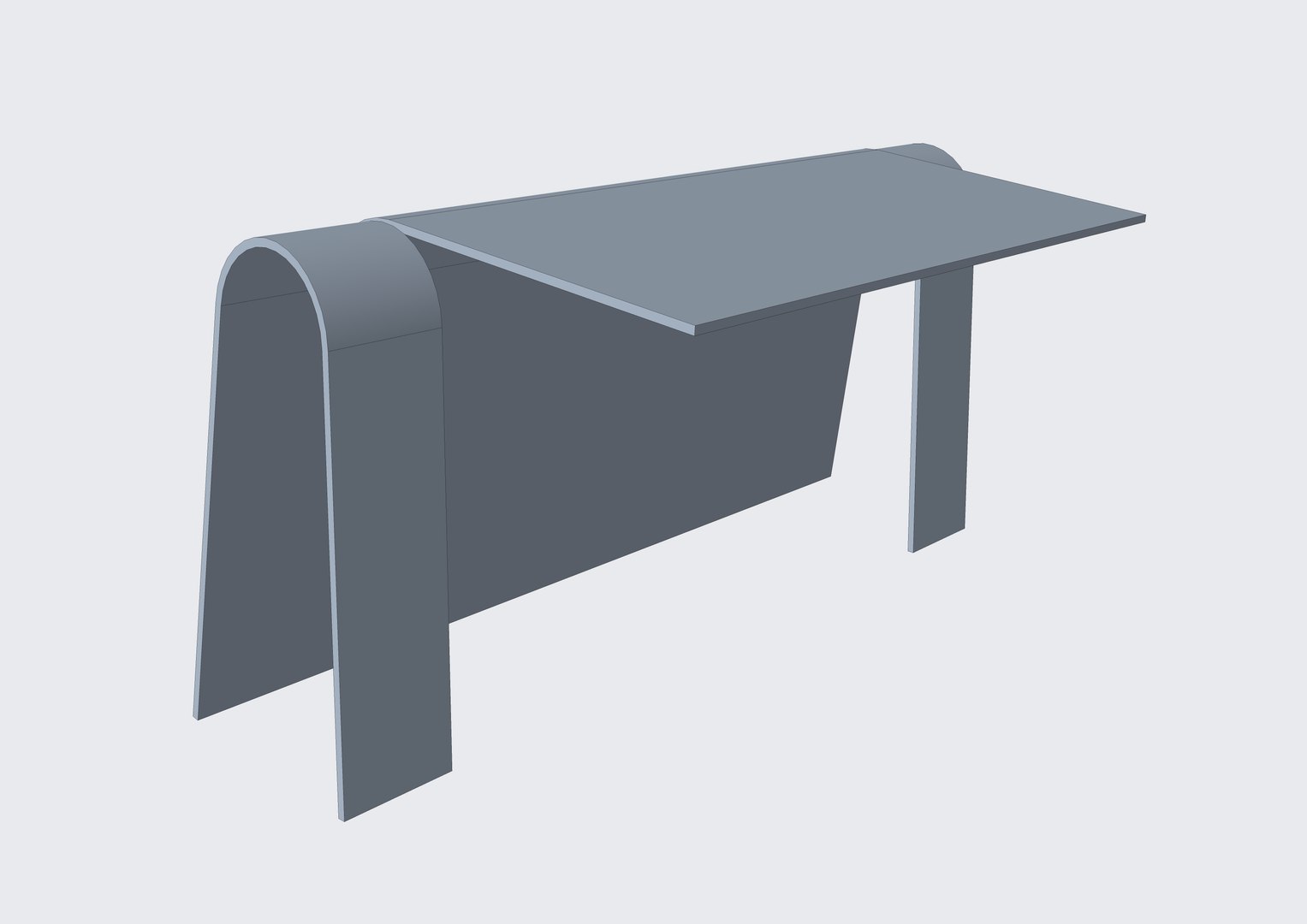Folio Desk Yabu Pushelberg 3D Model - TurboSquid 1423353