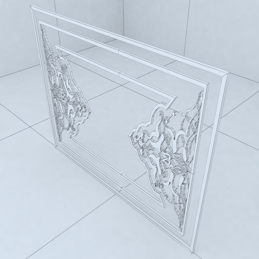 3d model pattern architecture