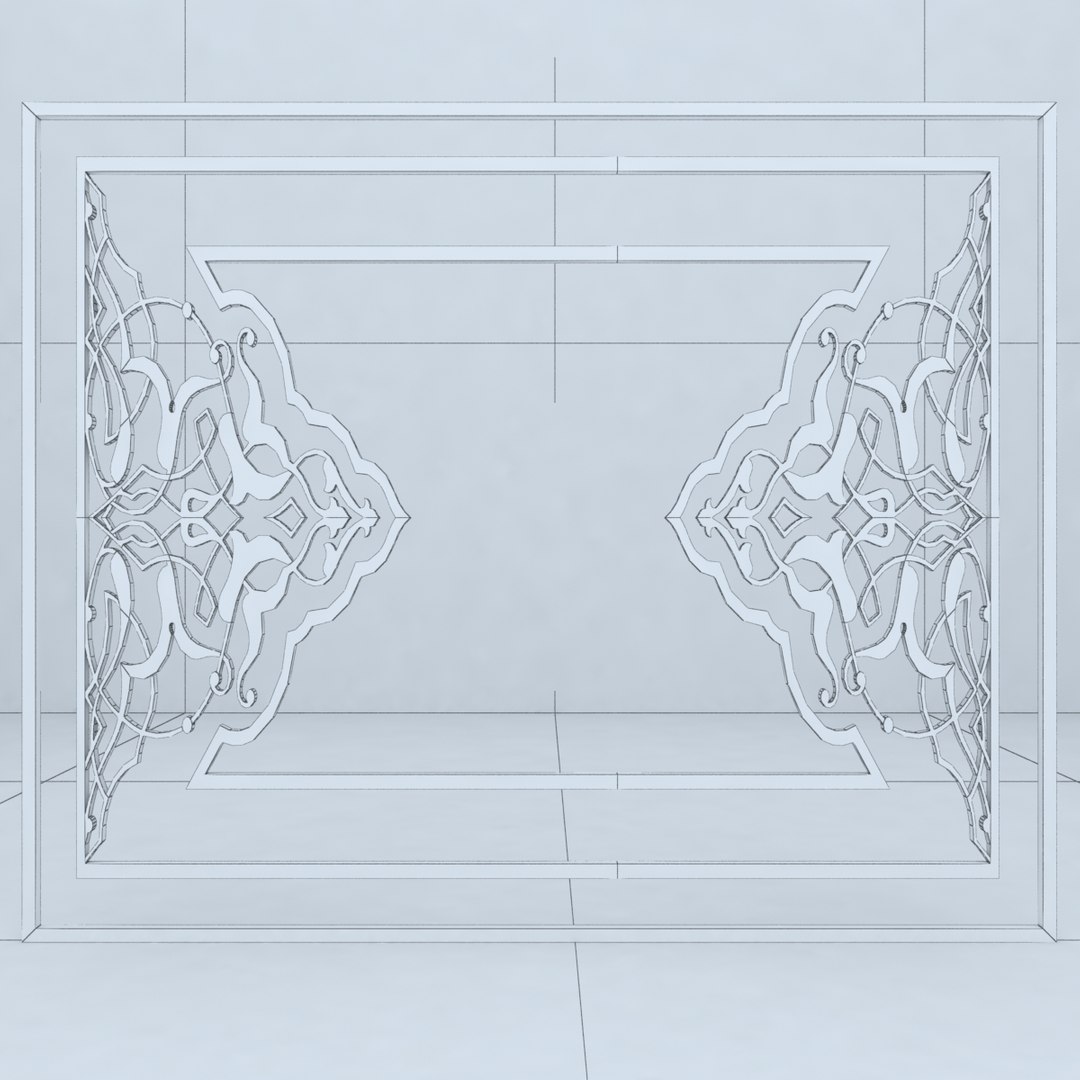 3d model pattern architecture