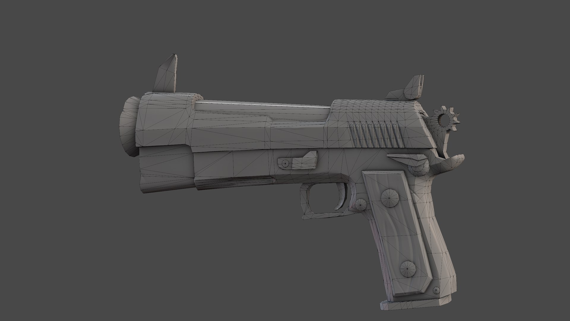 3D Stylized Pistol Model - TurboSquid 1296358