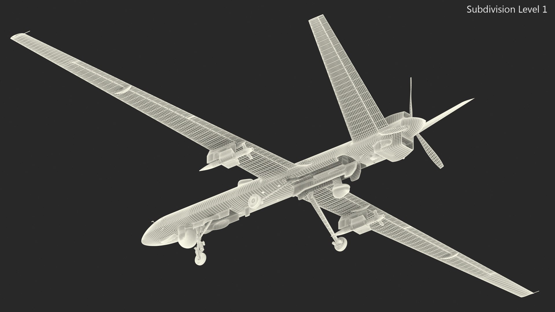 3D Unmanned Combat Aerial Vehicle Armed model - TurboSquid 1933201