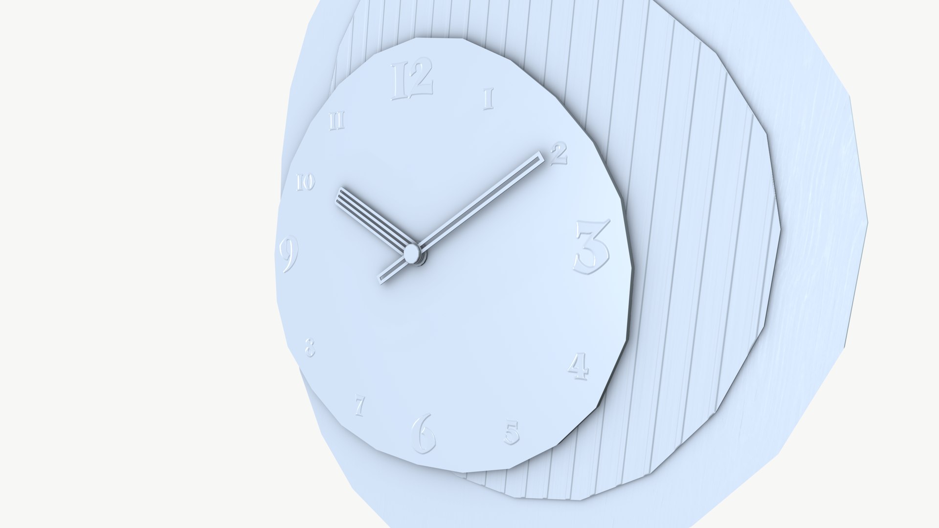 3D Wall Clock Model - TurboSquid 2340282
