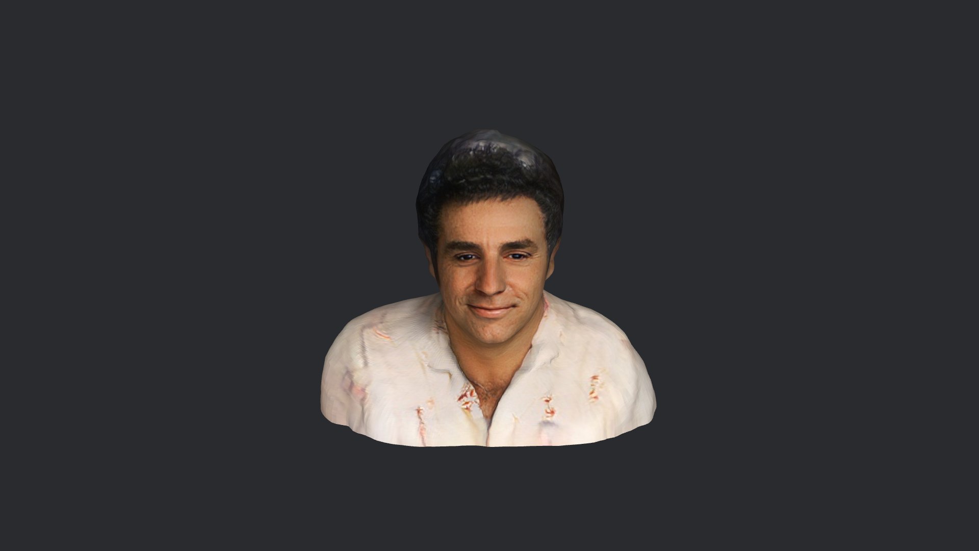 3D Cosmo Kramer from Seinfeld- Realistic bust head ready 3d Model model ...