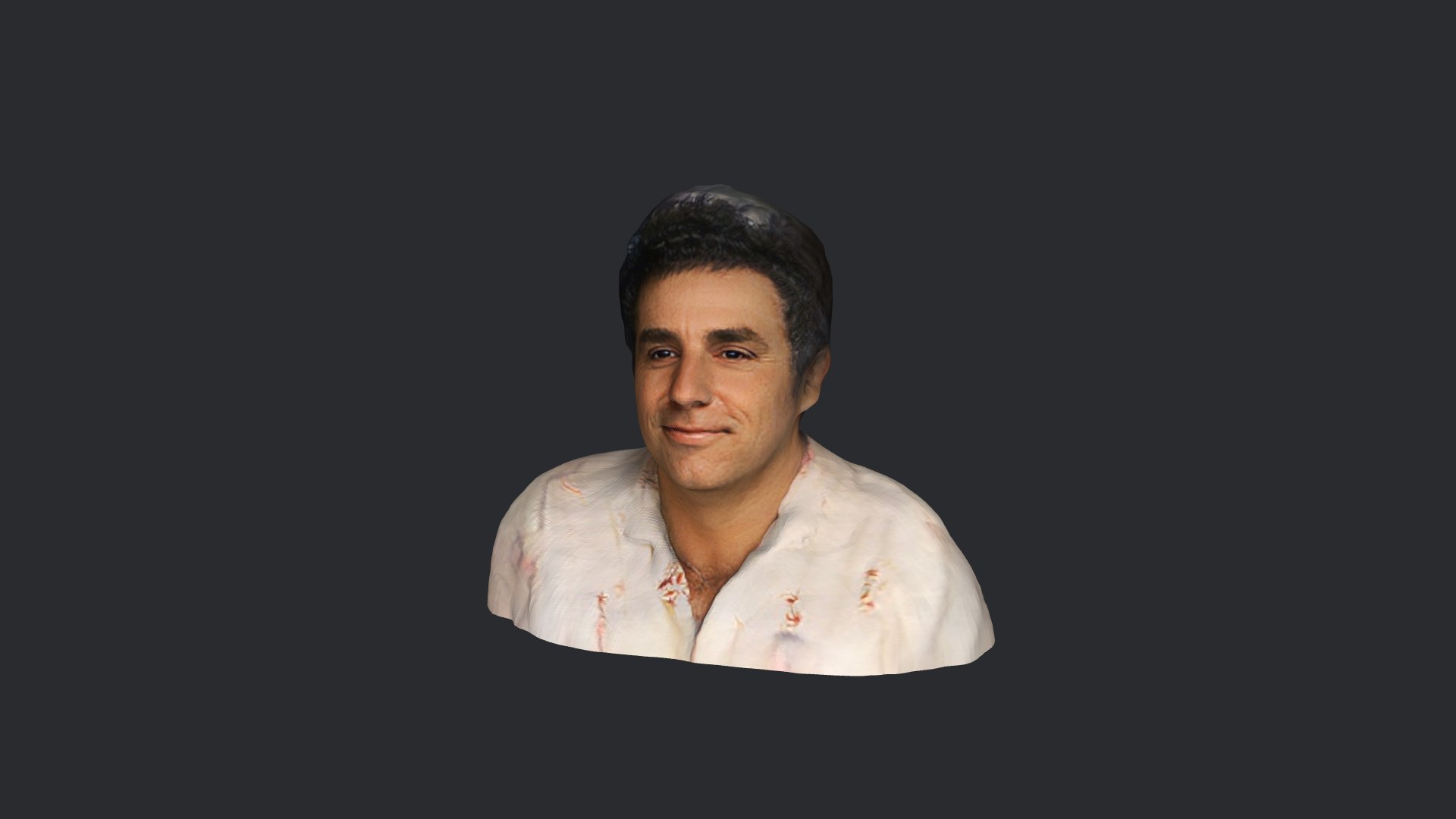 3D Cosmo Kramer from Seinfeld- Realistic bust head ready 3d Model model ...