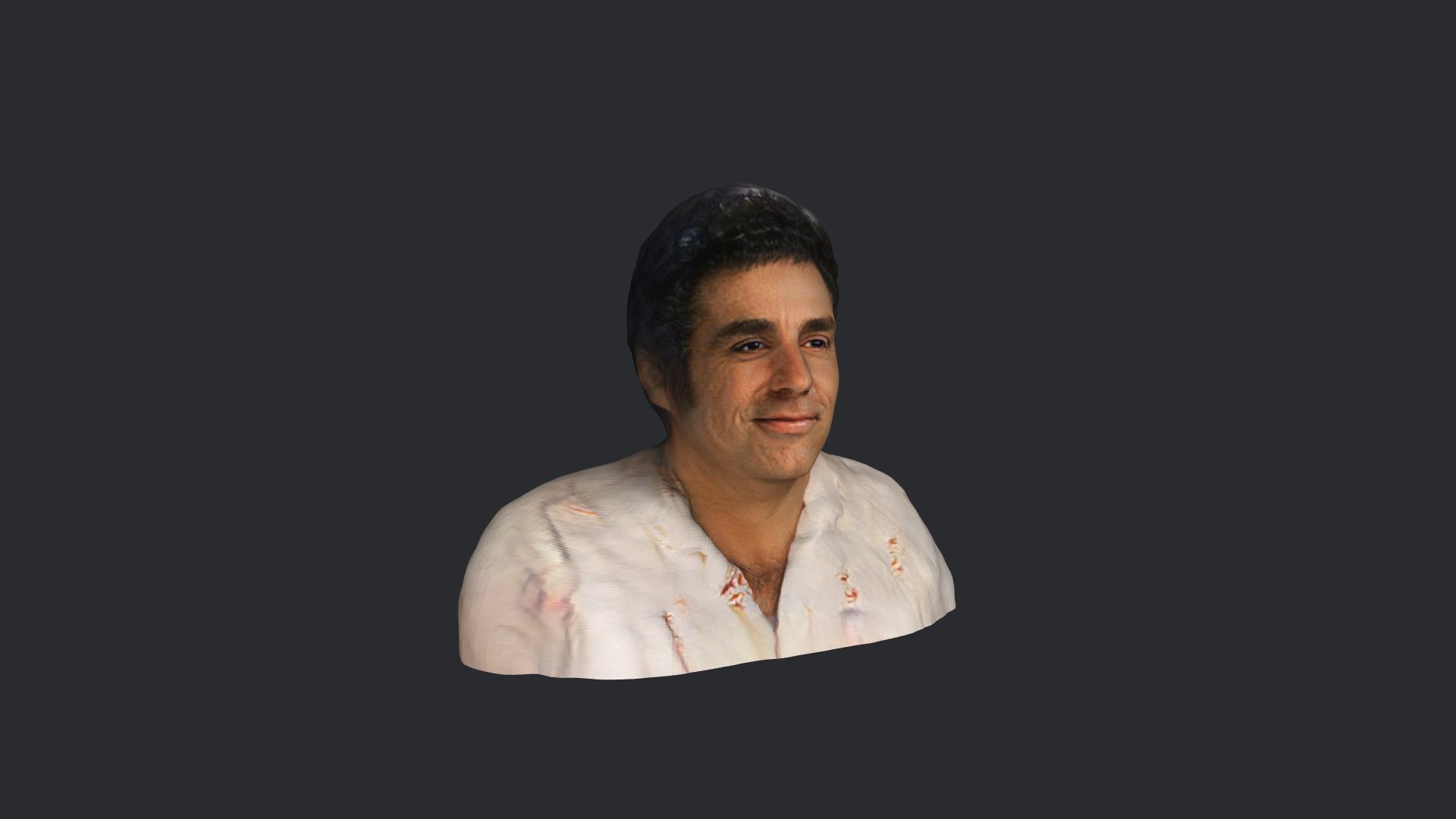 3D Cosmo Kramer from Seinfeld- Realistic bust head ready 3d Model model ...