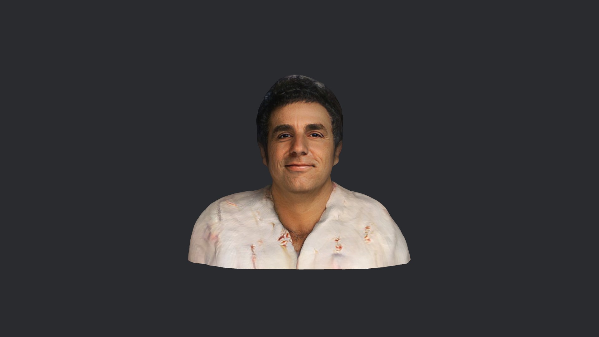 3D Cosmo Kramer from Seinfeld- Realistic bust head ready 3d Model model ...