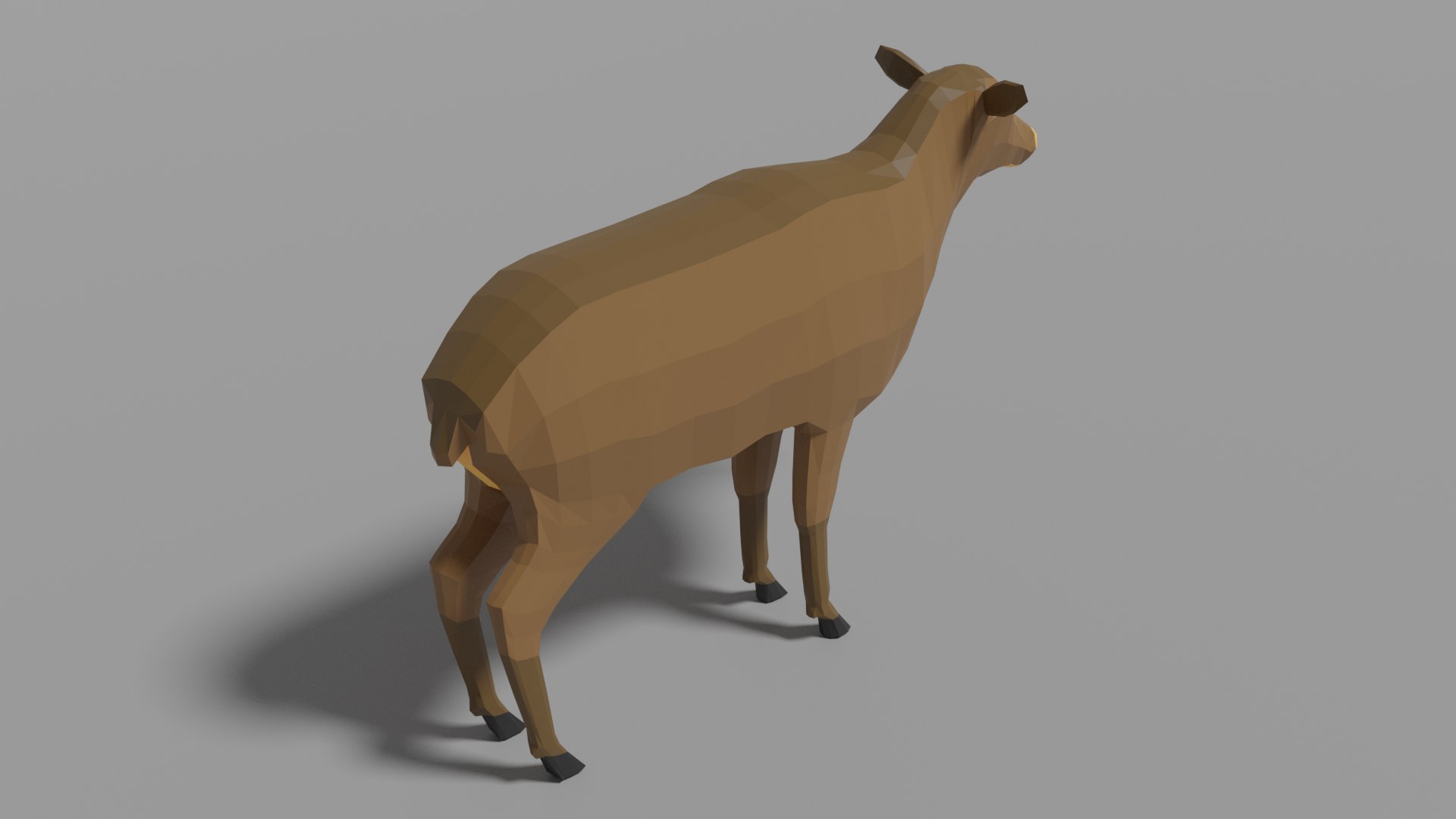 Deer Female 3D Model - TurboSquid 1627199