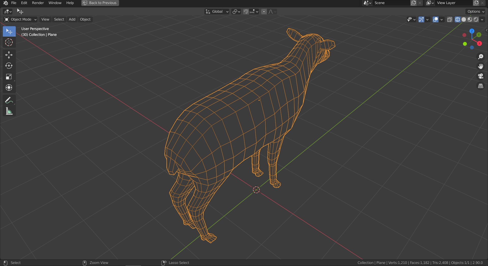 Deer Female 3D Model - TurboSquid 1627199