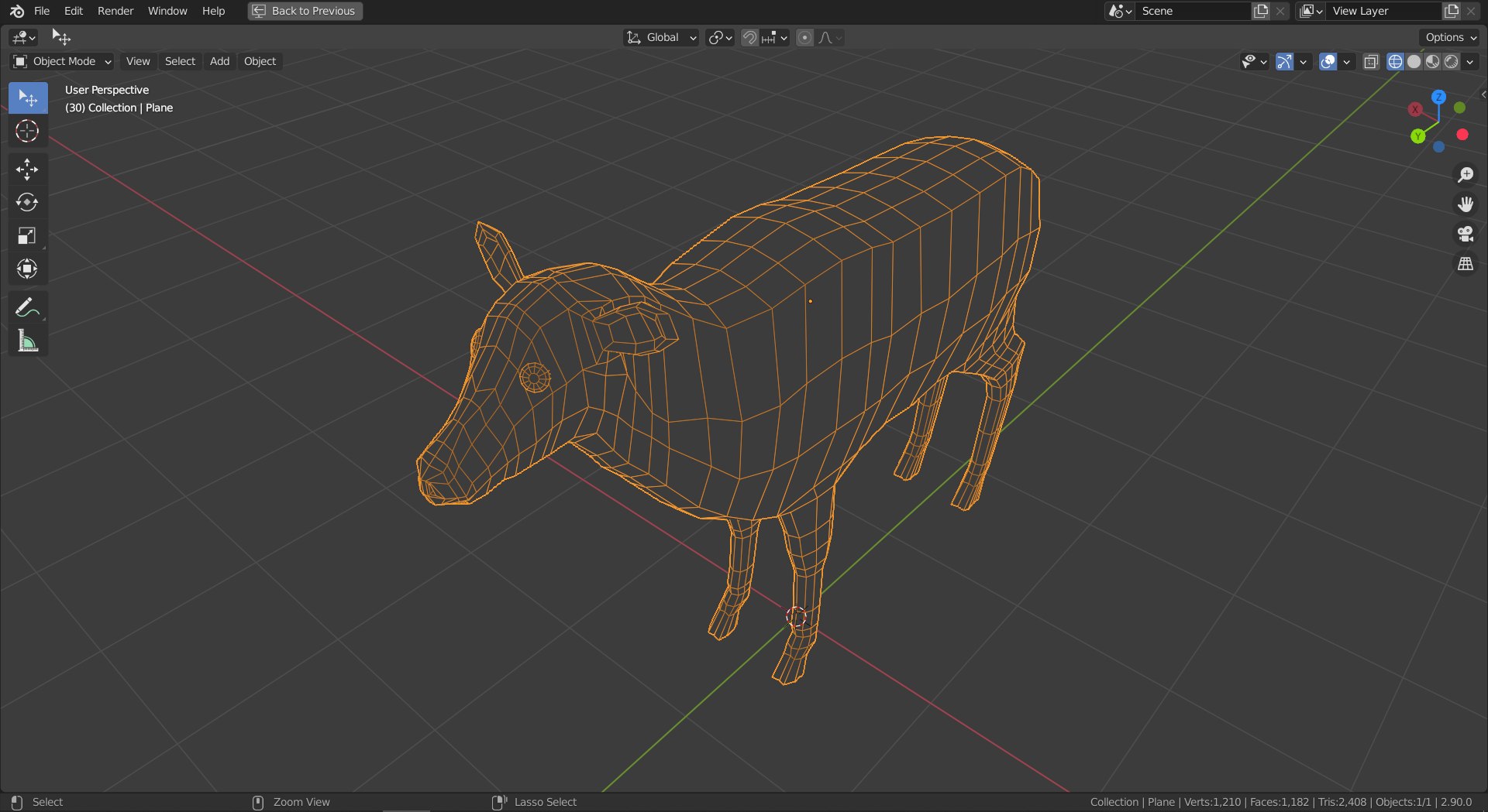 Deer Female 3D Model - TurboSquid 1627199