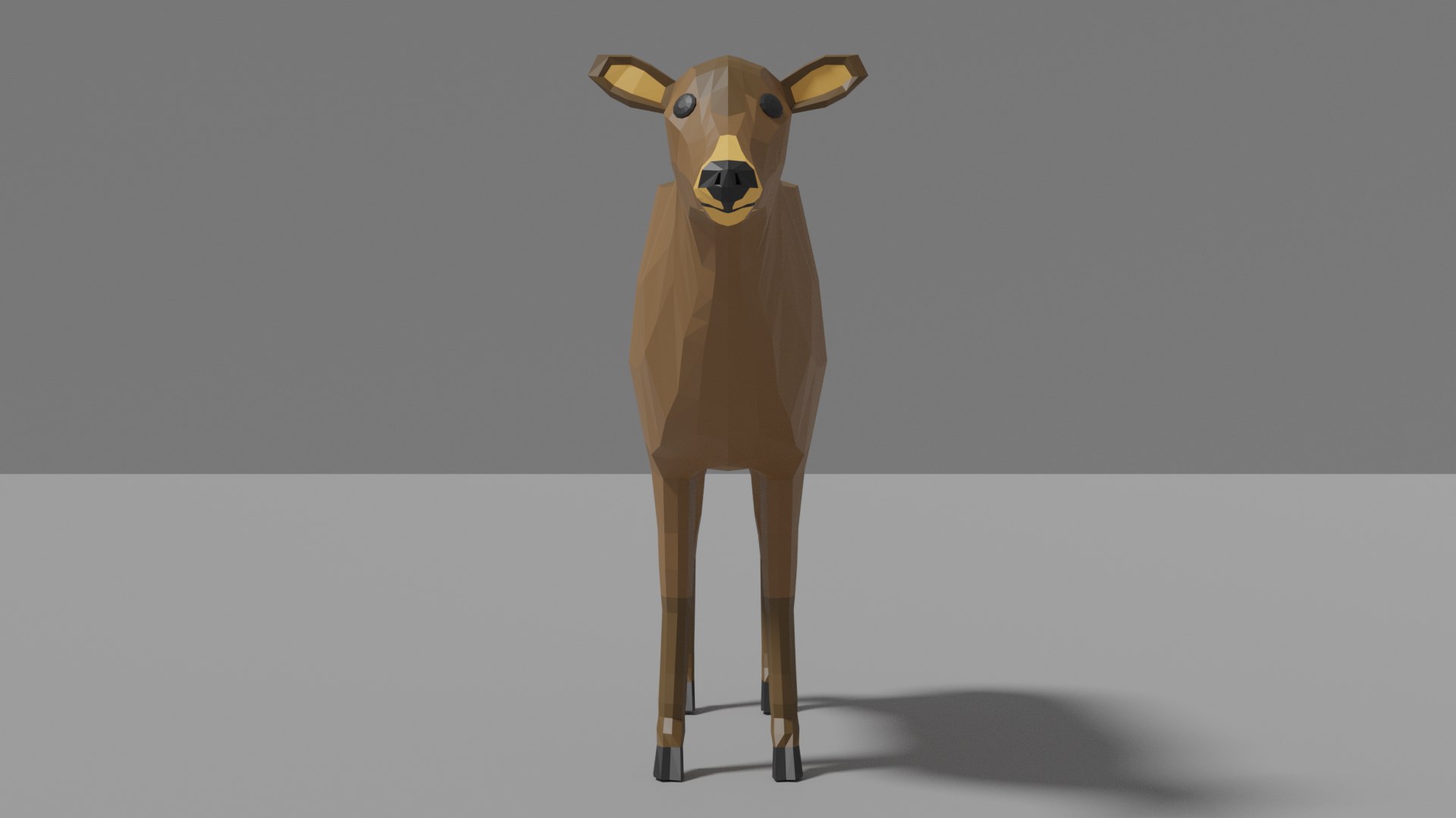 Deer Female 3D Model - TurboSquid 1627199