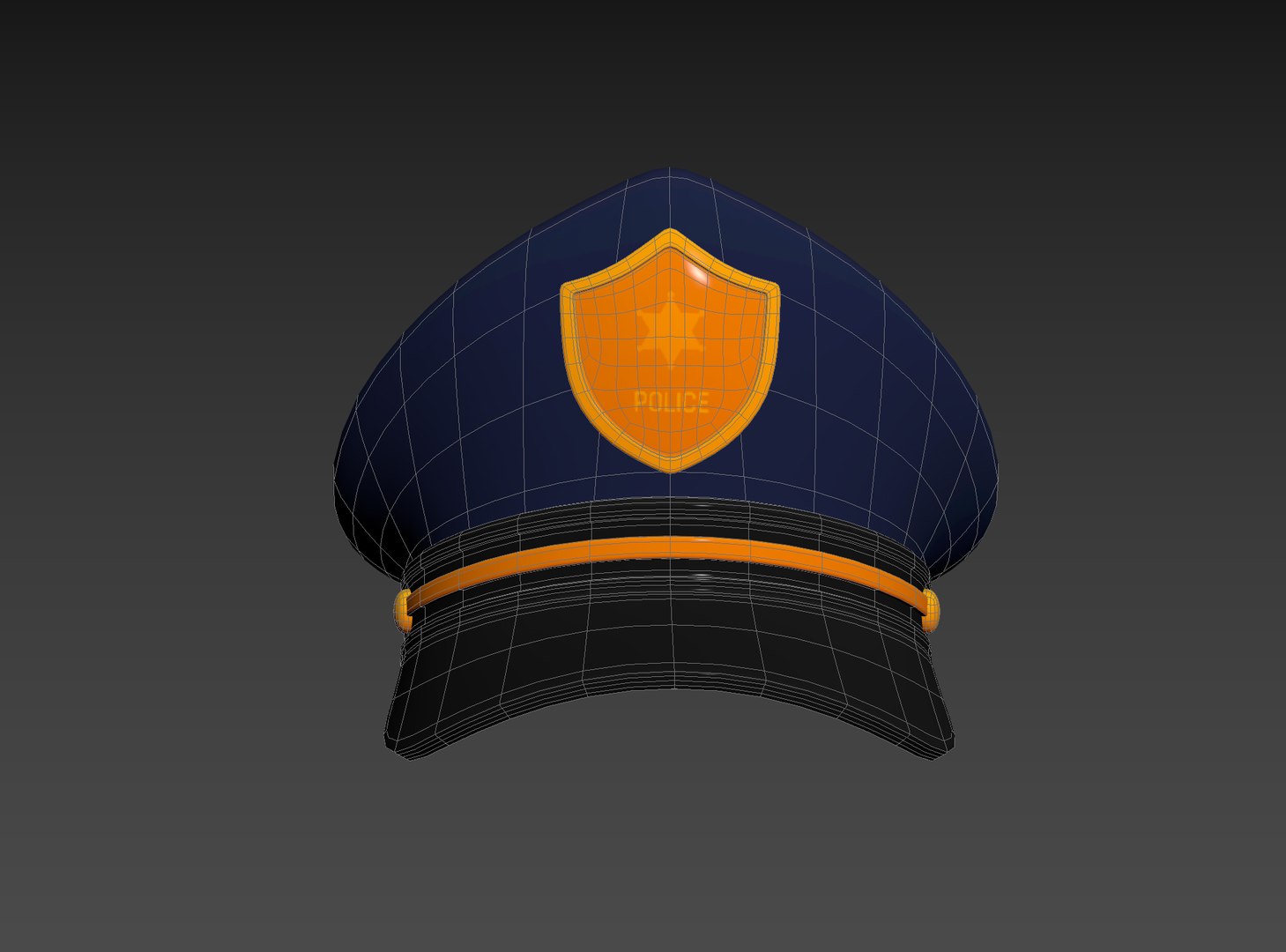 3D Police Hat - TurboSquid 1704931
