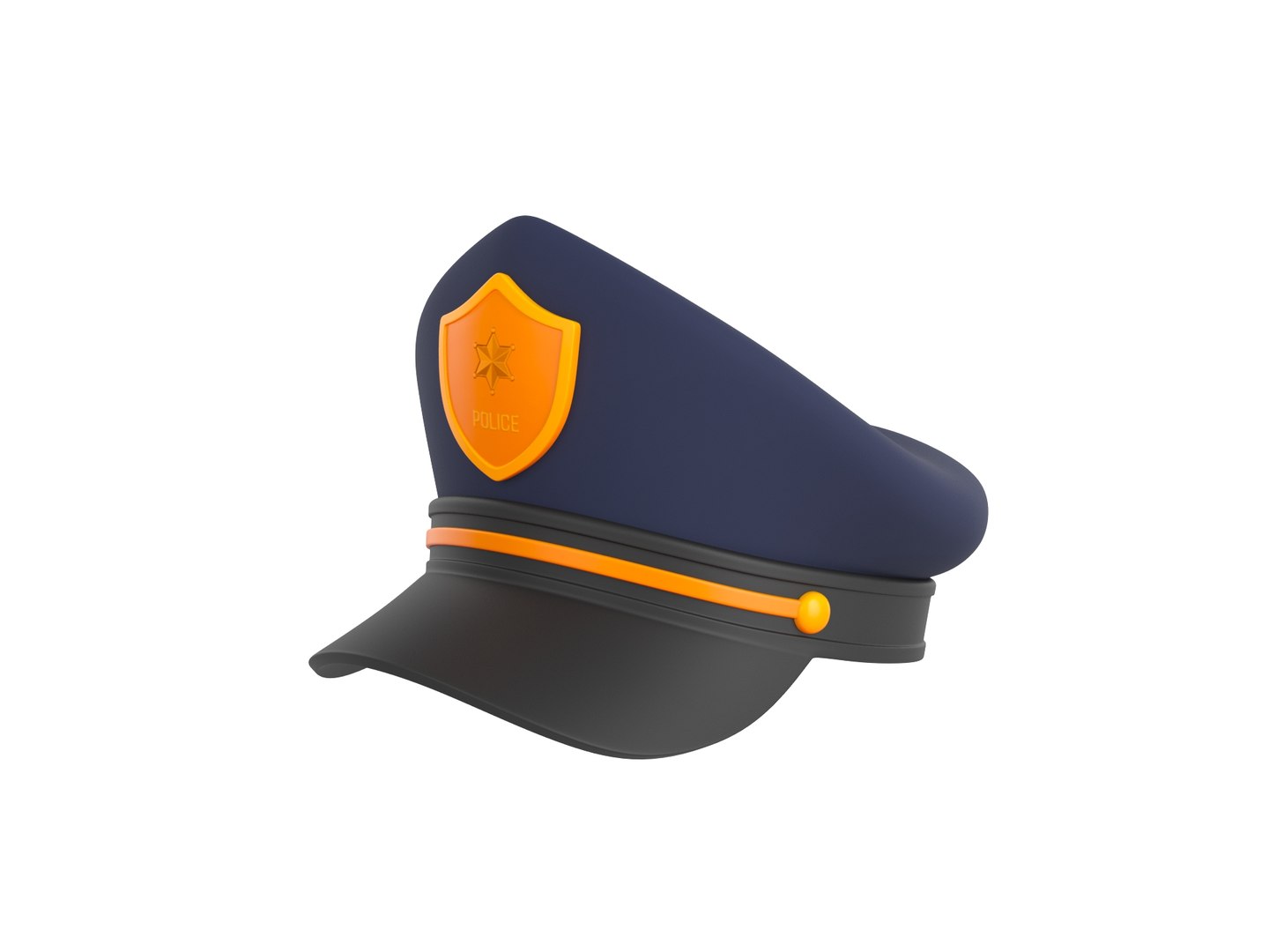 3D police hat - TurboSquid 1704931
