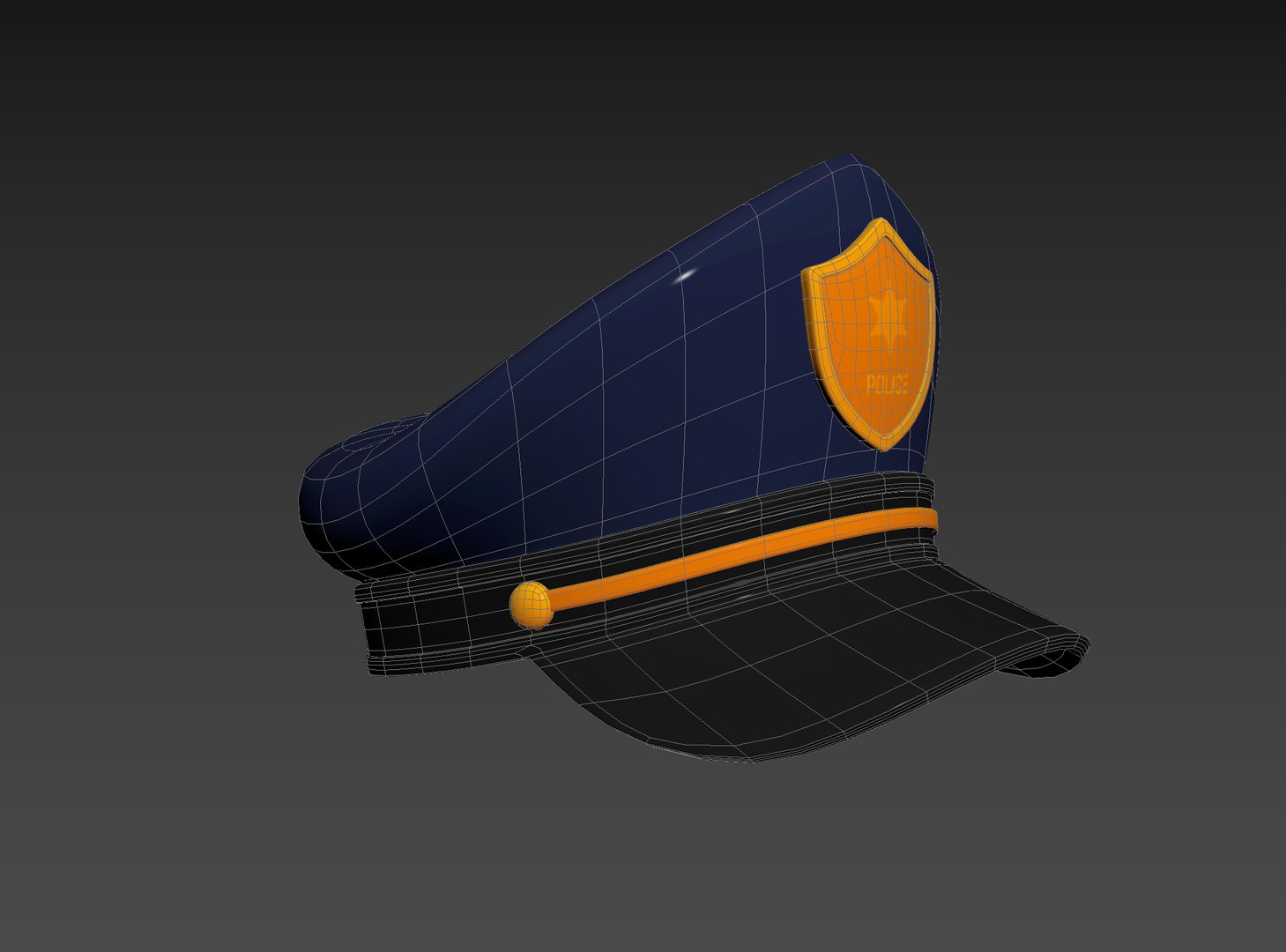 3D police hat - TurboSquid 1704931