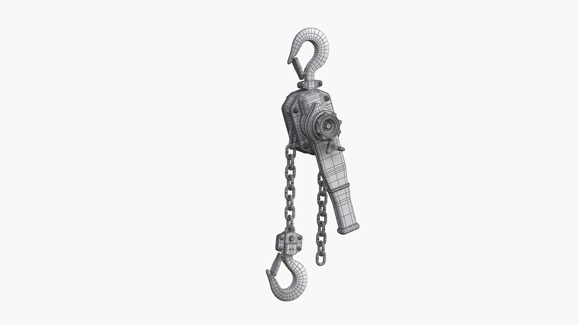 Chain Hoist 3D Model - TurboSquid 1836702