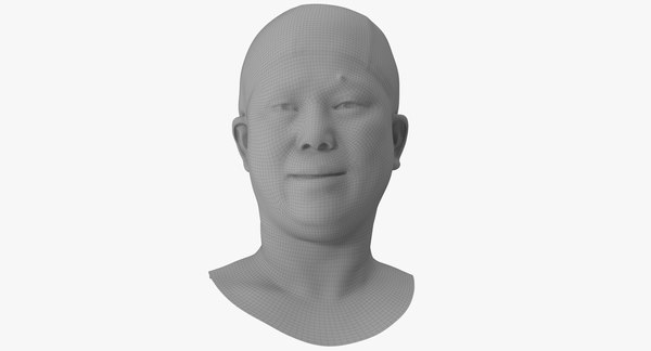 3D Mei Human Head Smile Clean Scan model - TurboSquid 1748745