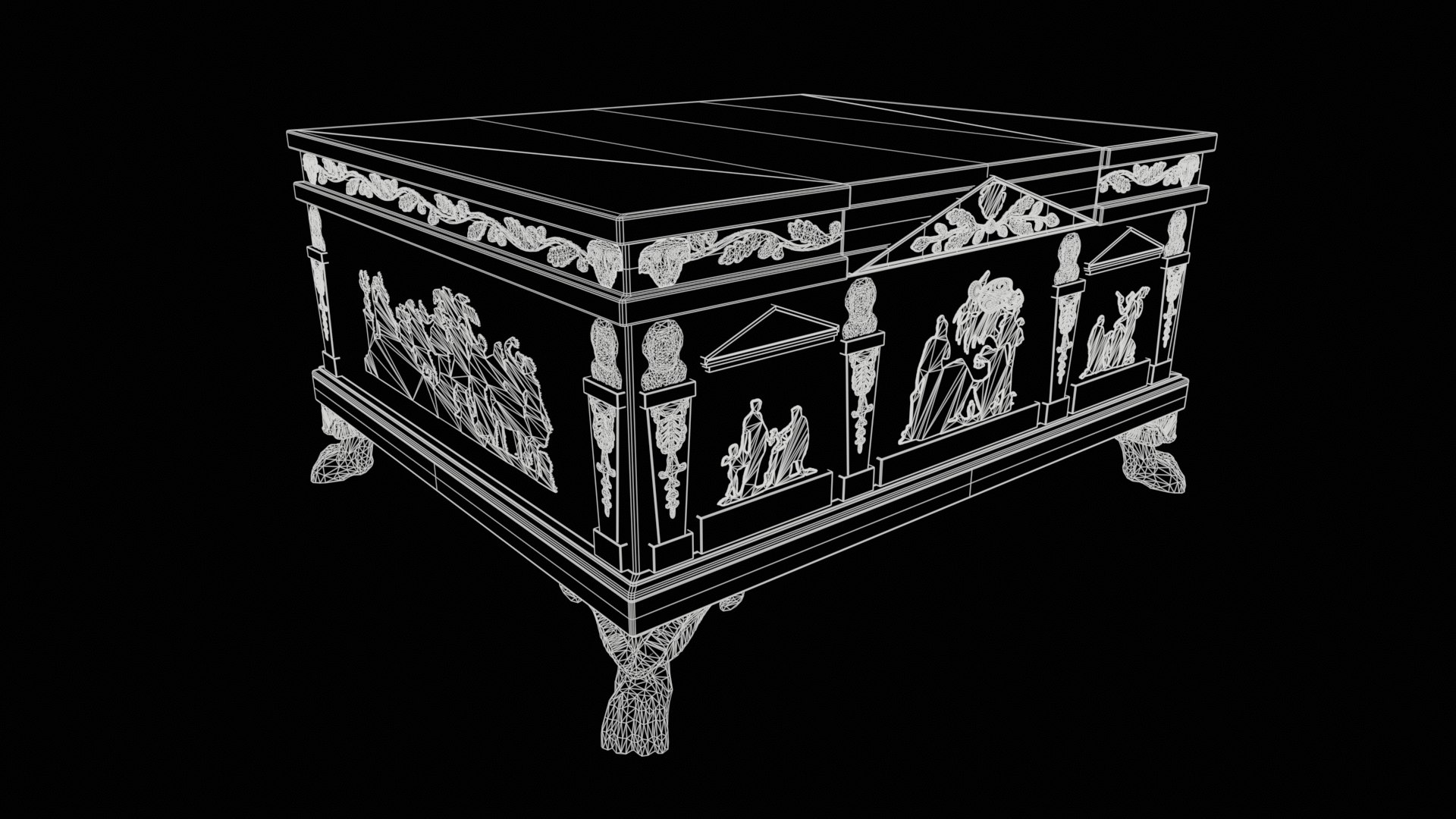 3D Splendid Empire Box - TurboSquid 2040419