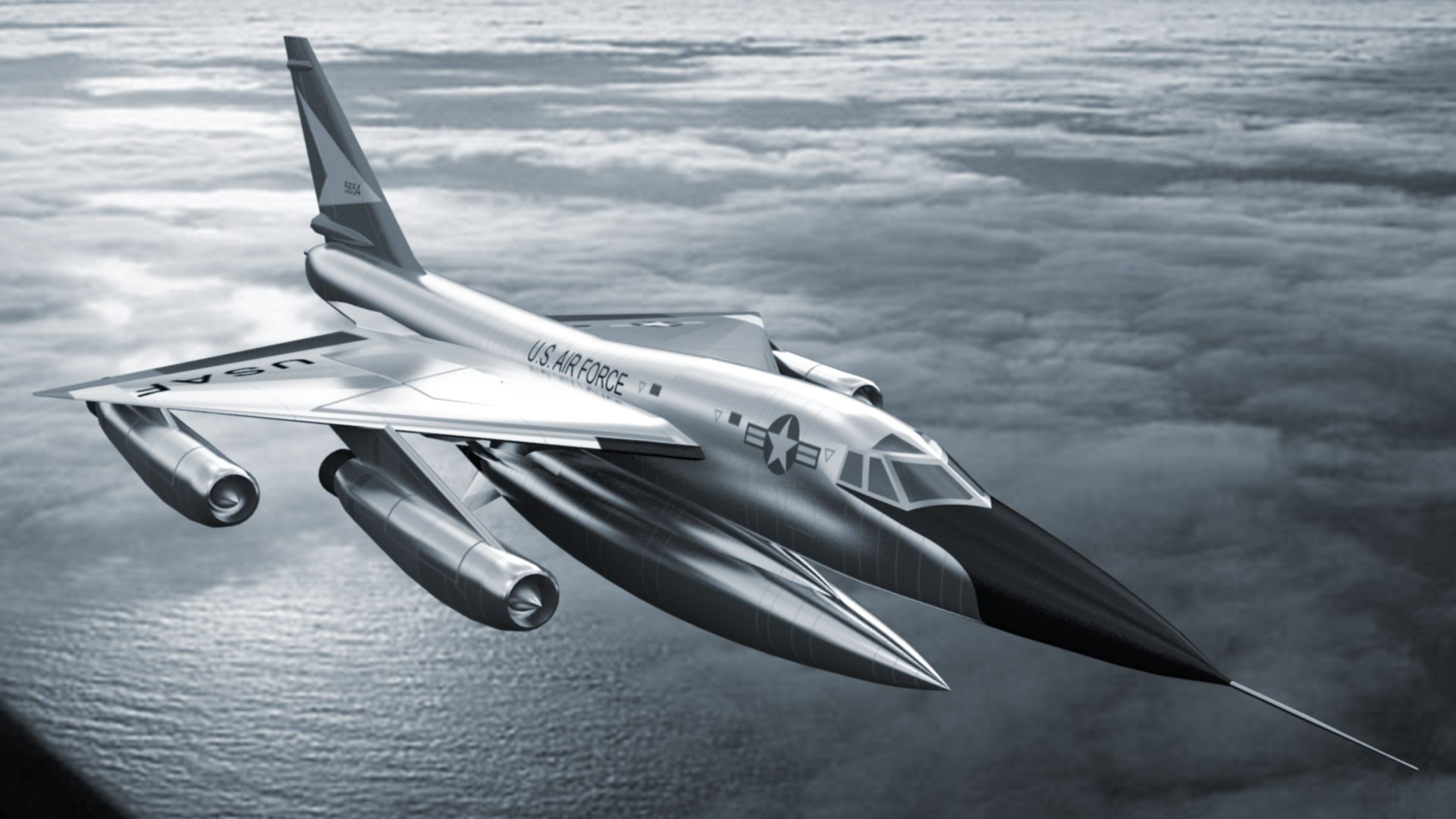 3D B-58 Bomber - TurboSquid 1820750