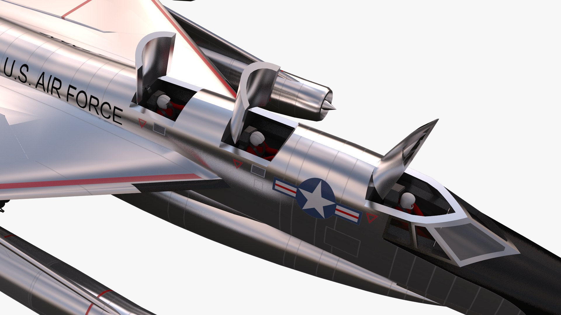 3D B-58 Bomber - TurboSquid 1820750
