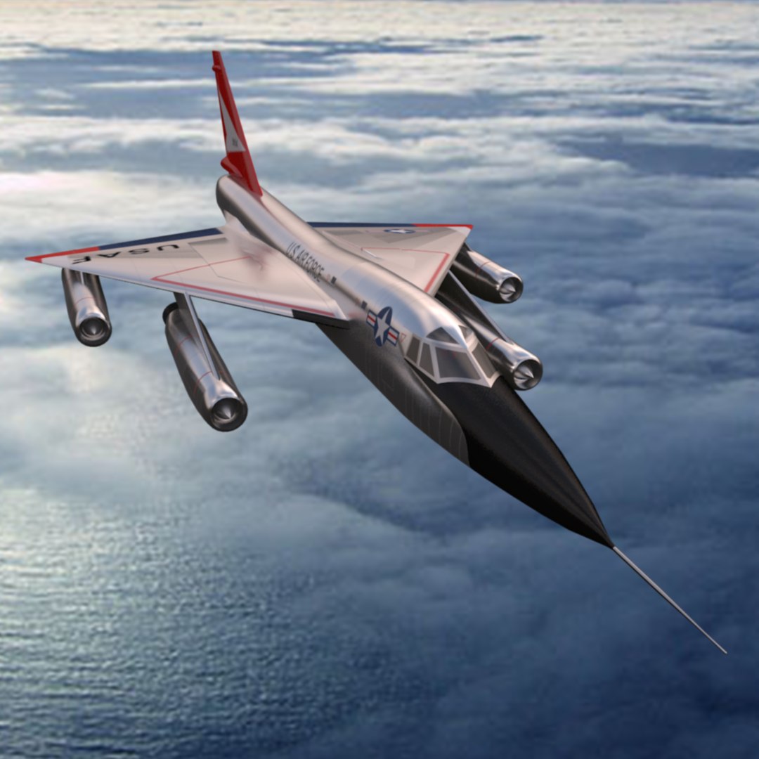 3D B-58 Bomber - TurboSquid 1820750