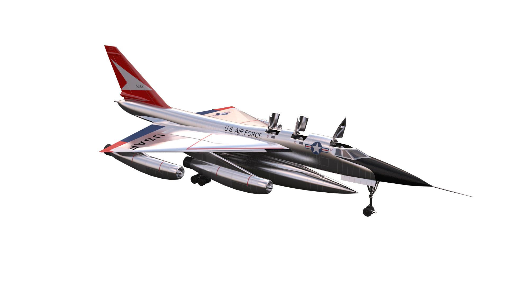 3D B-58 Bomber - TurboSquid 1820750