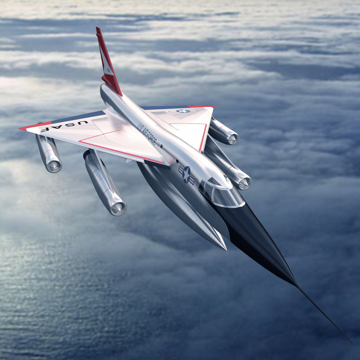 3D B-58 Bomber - TurboSquid 1820750