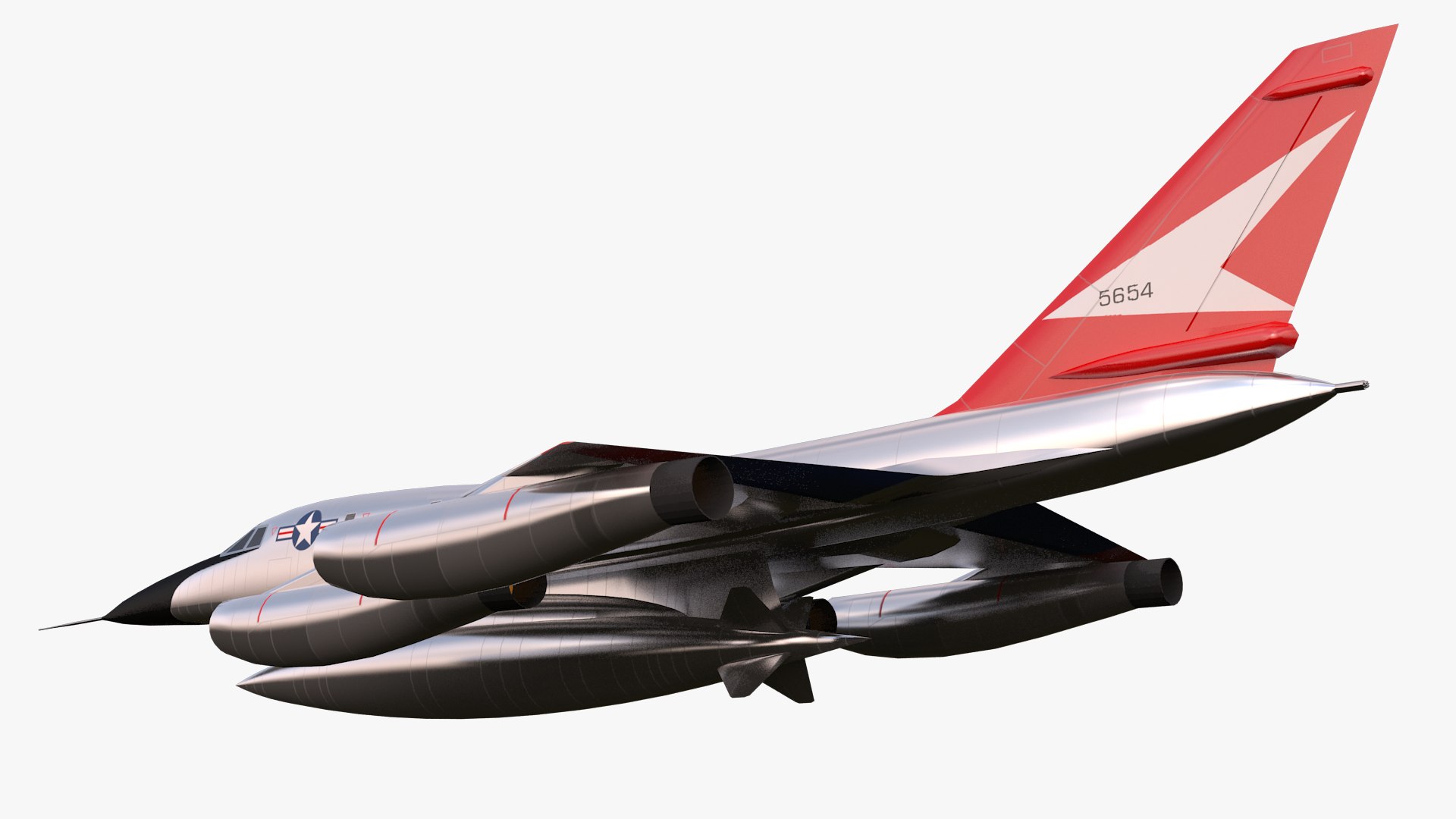 3D B-58 Bomber - TurboSquid 1820750