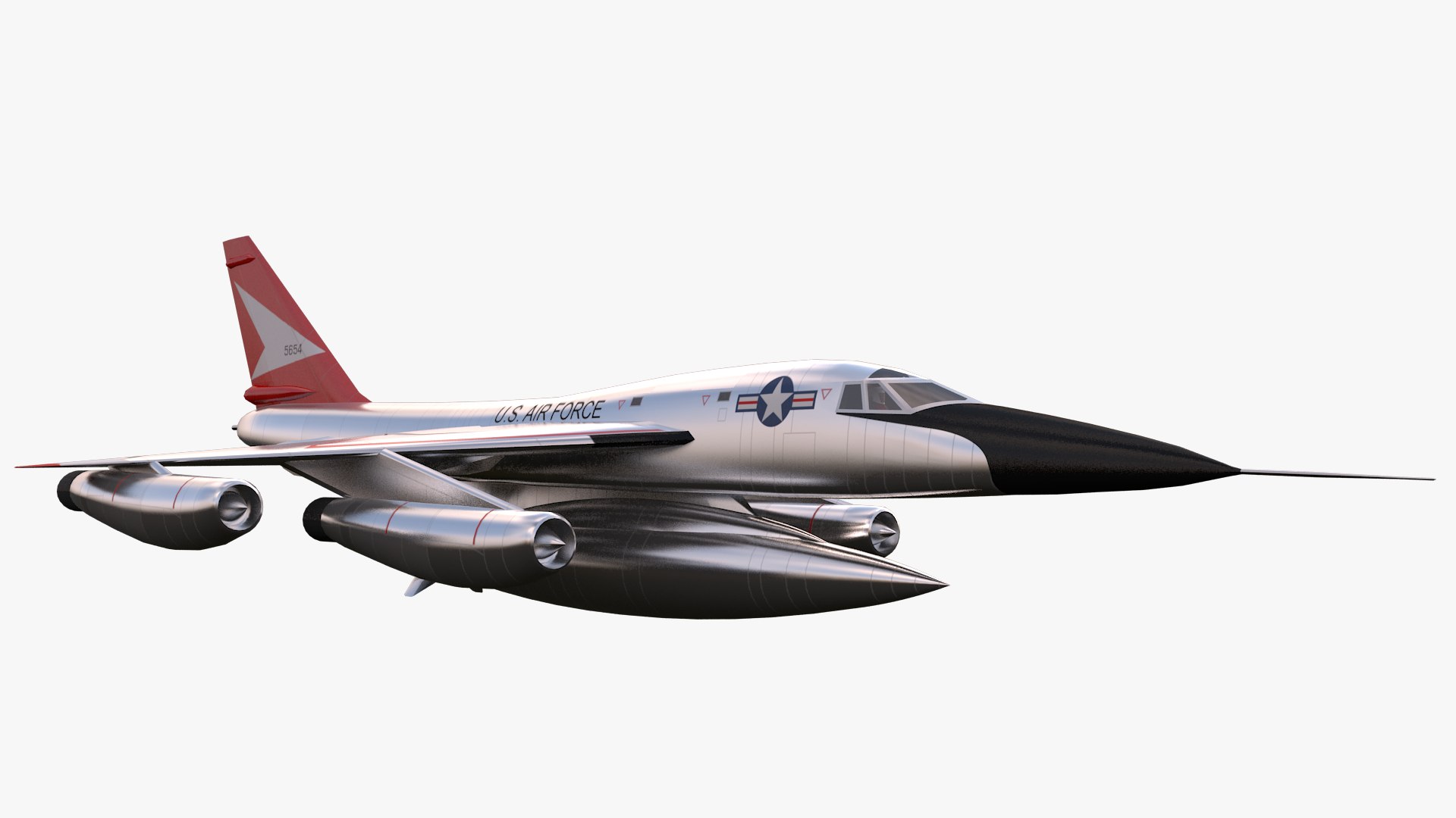 3D B-58 Bomber - TurboSquid 1820750