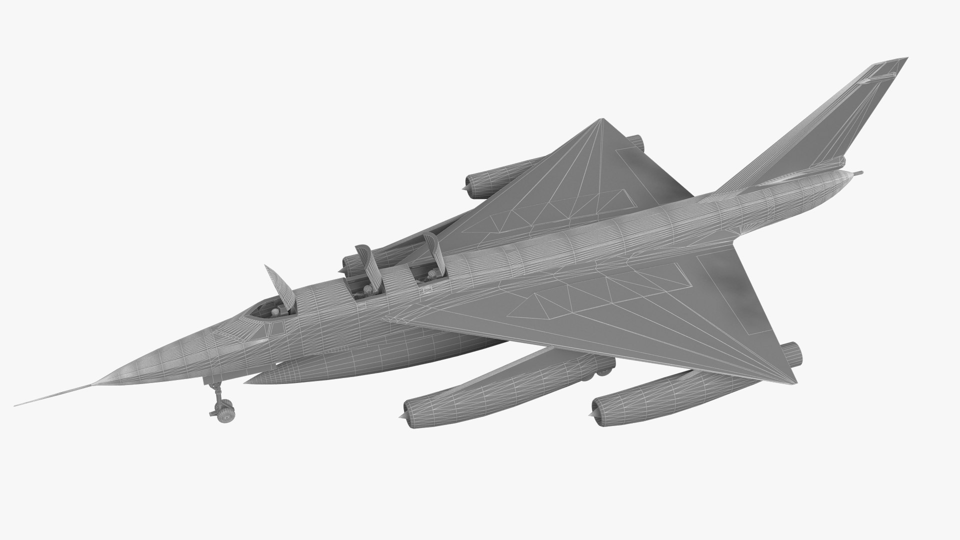3D B-58 Bomber - TurboSquid 1820750