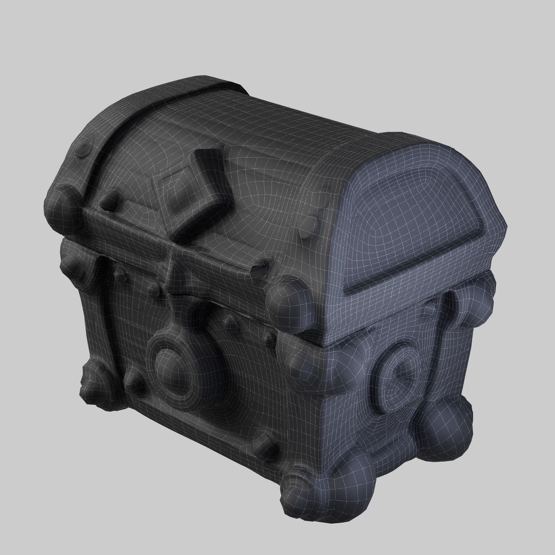 Stylized Treasure Chest 3D Model - TurboSquid 2288770