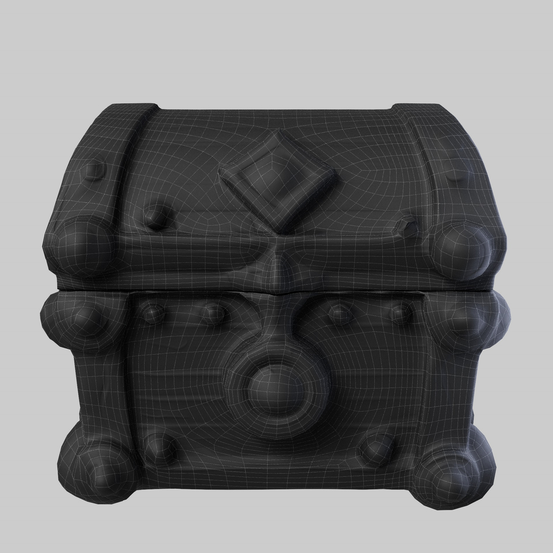 Stylized Treasure Chest 3D Model - TurboSquid 2288770