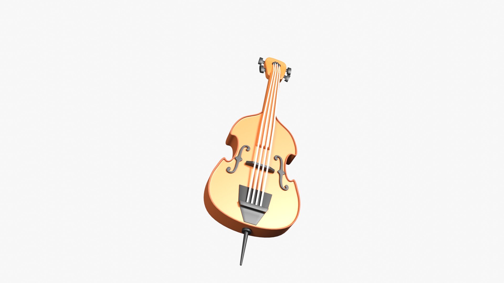 Double Bass 3D Model - TurboSquid 2250667