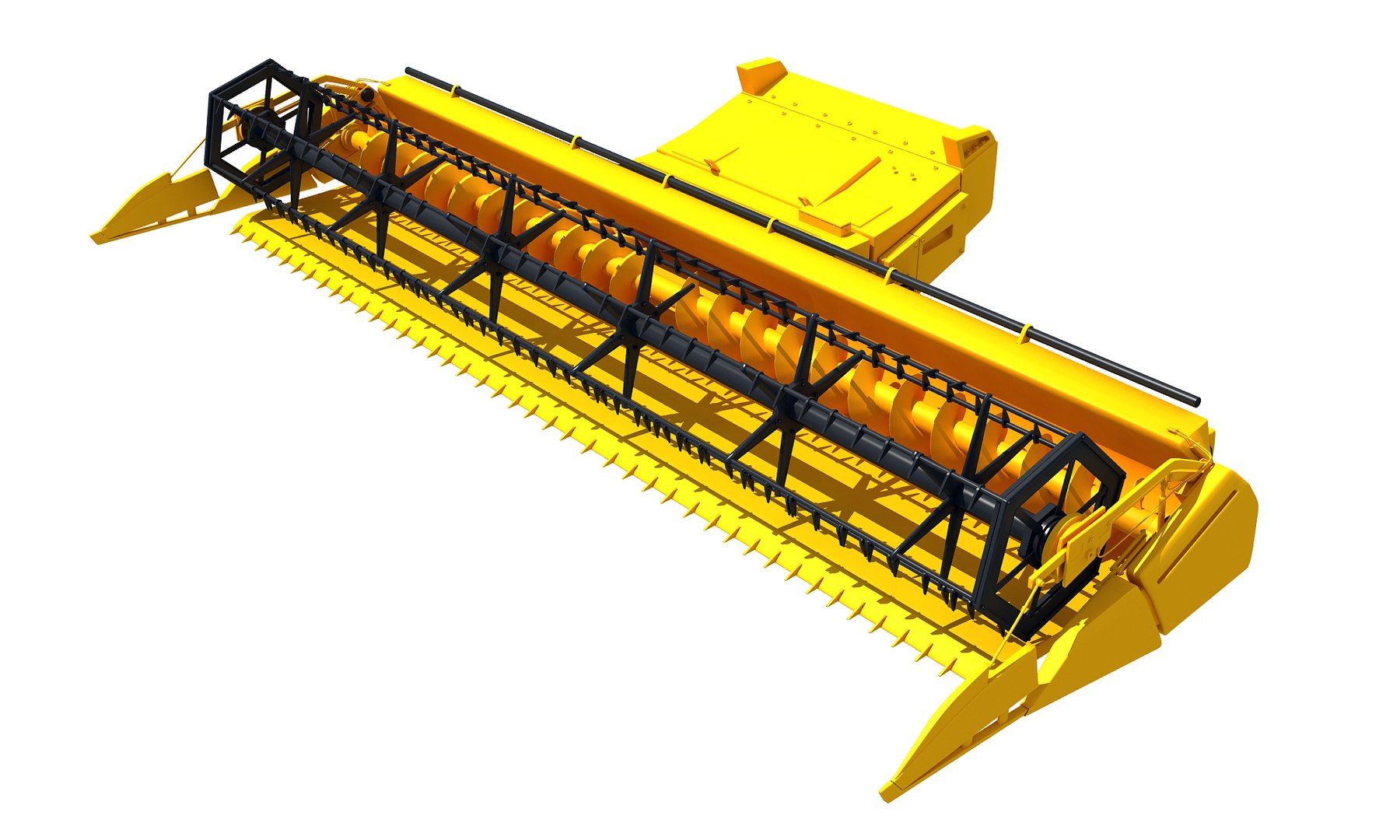 Combine Threshing Machine 3D Model - TurboSquid 1423100