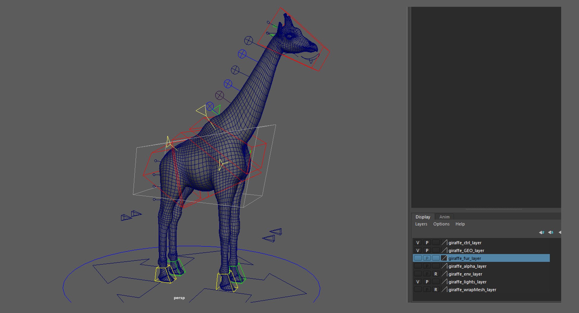 Photorealistic Giraffe Rigged Fur 3D Model - TurboSquid 1307787