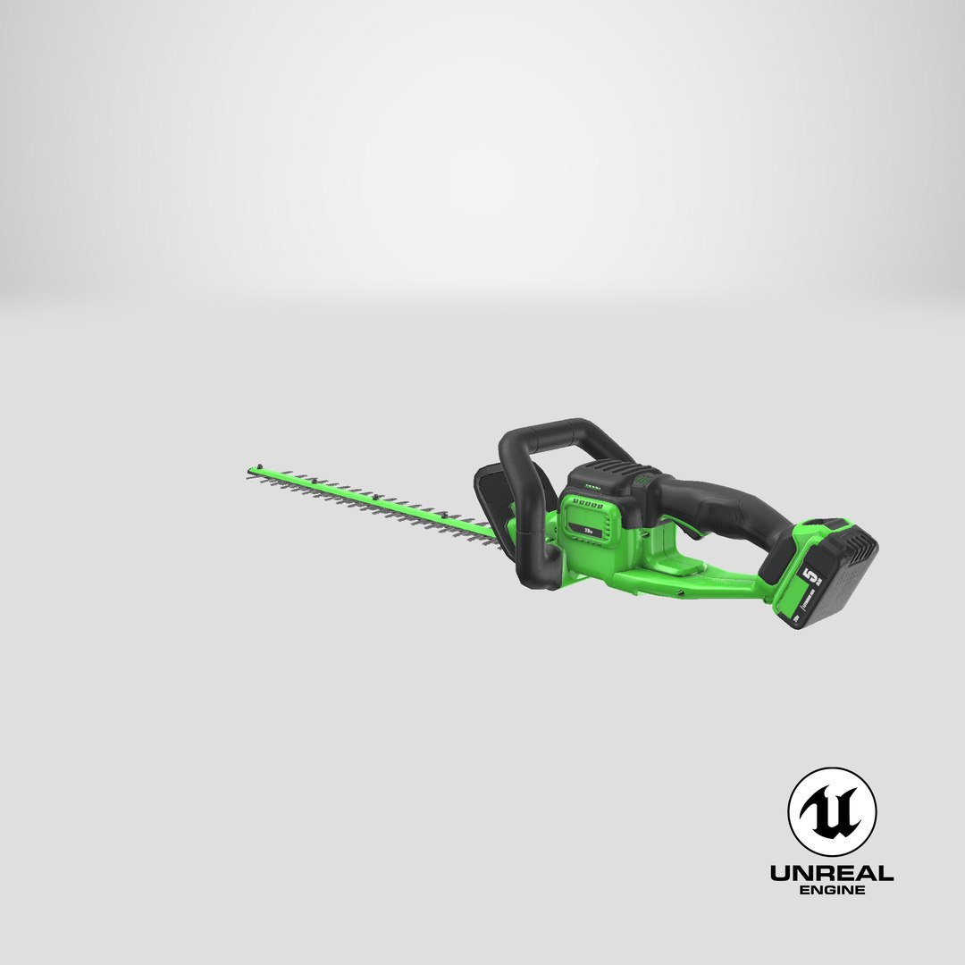 Cordless electric hedge trimmer model - TurboSquid 1602871