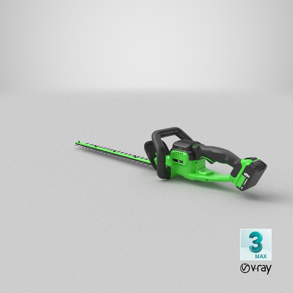 Cordless electric hedge trimmer model - TurboSquid 1602871