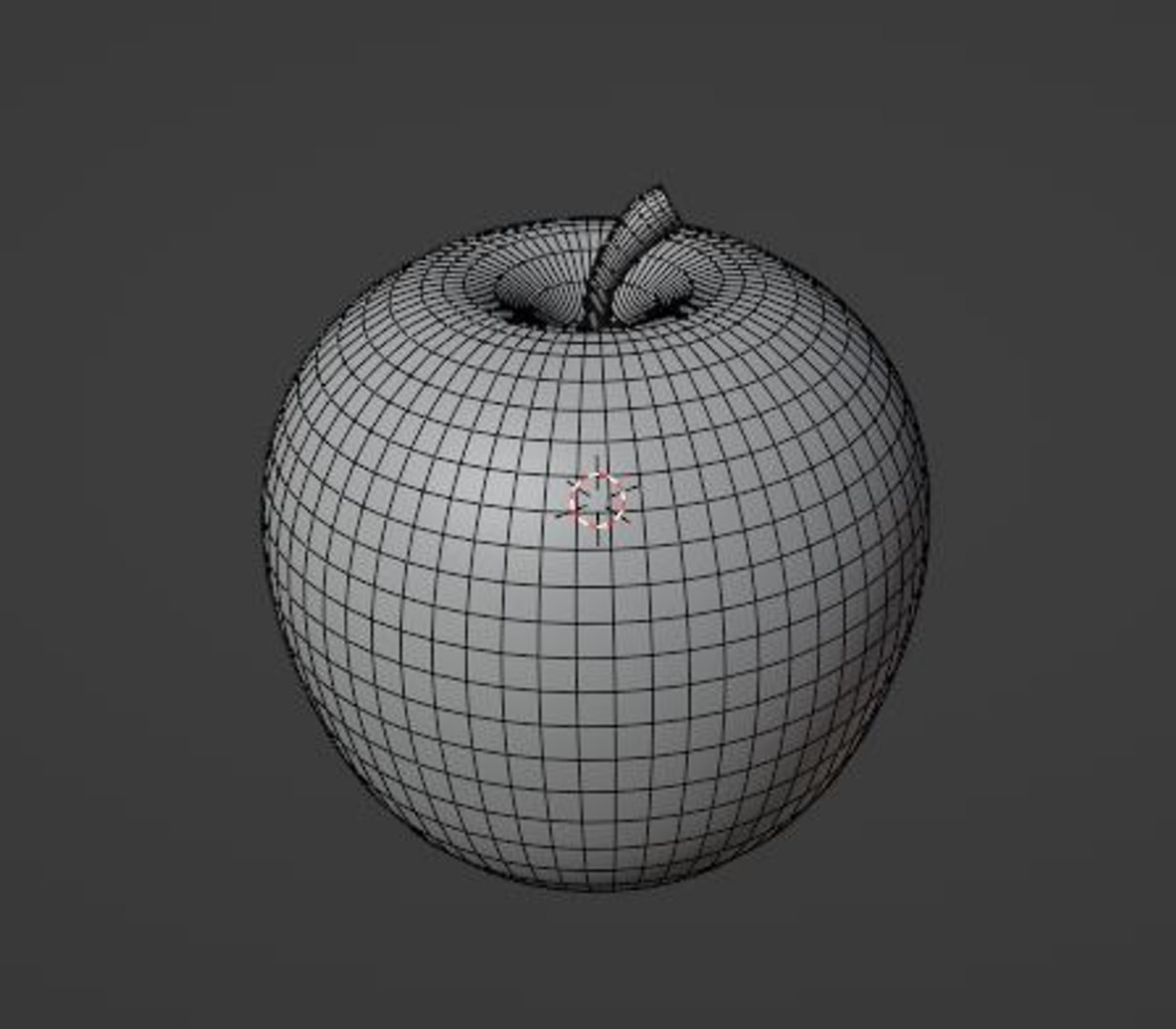 A Cartoon Apple With Texture Painting 3D Model - TurboSquid 2122332