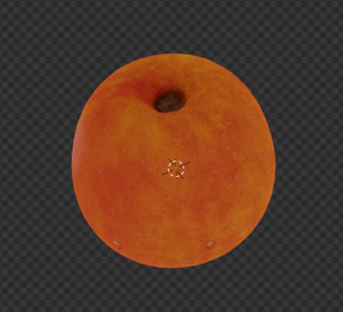 A Cartoon Apple With Texture Painting 3D Model - TurboSquid 2122332