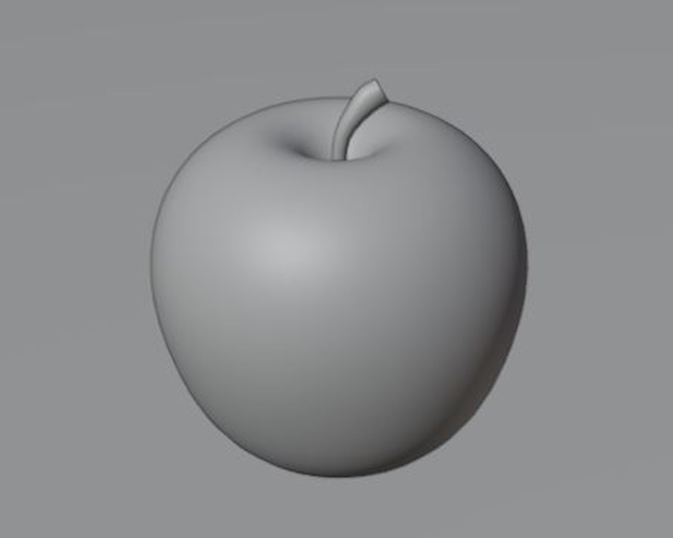 A Cartoon Apple With Texture Painting 3D Model - TurboSquid 2122332
