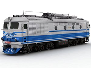 diesel locomotive st44 3d model