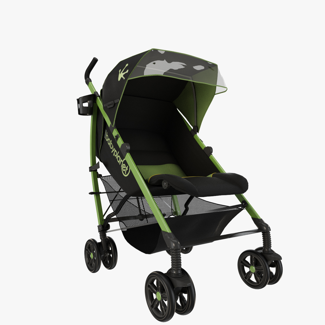 3d baby stroller model