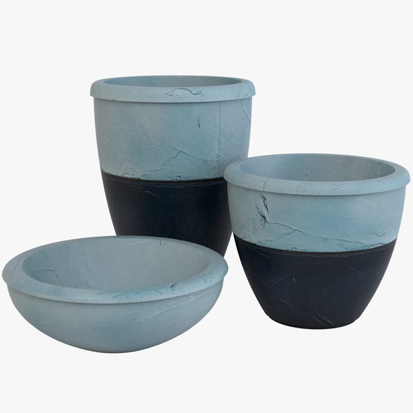 3D deco pot model - TurboSquid 1629927