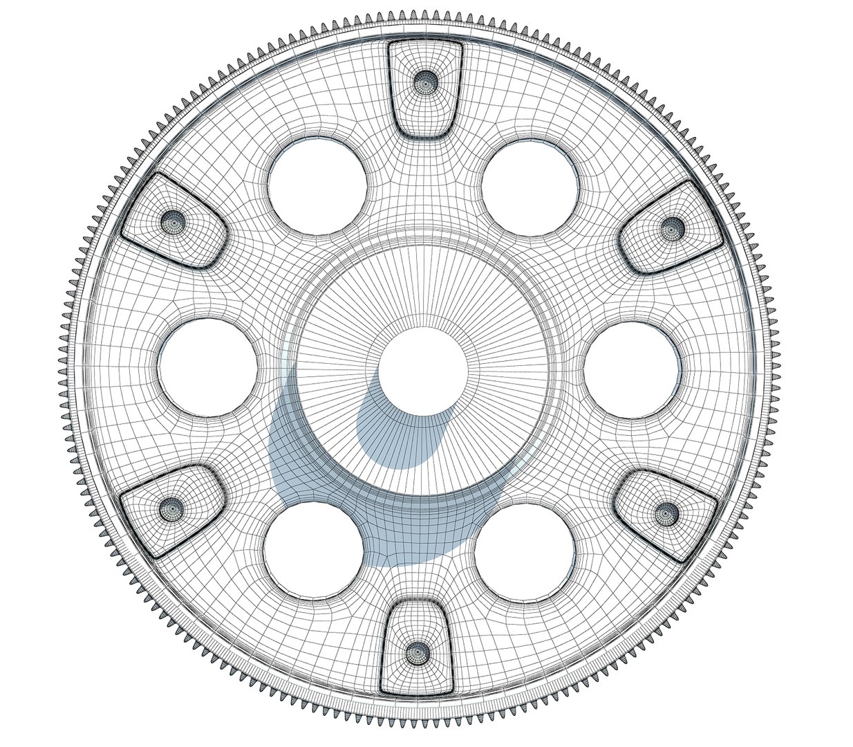 Engine Flywheel Model - TurboSquid 1171899