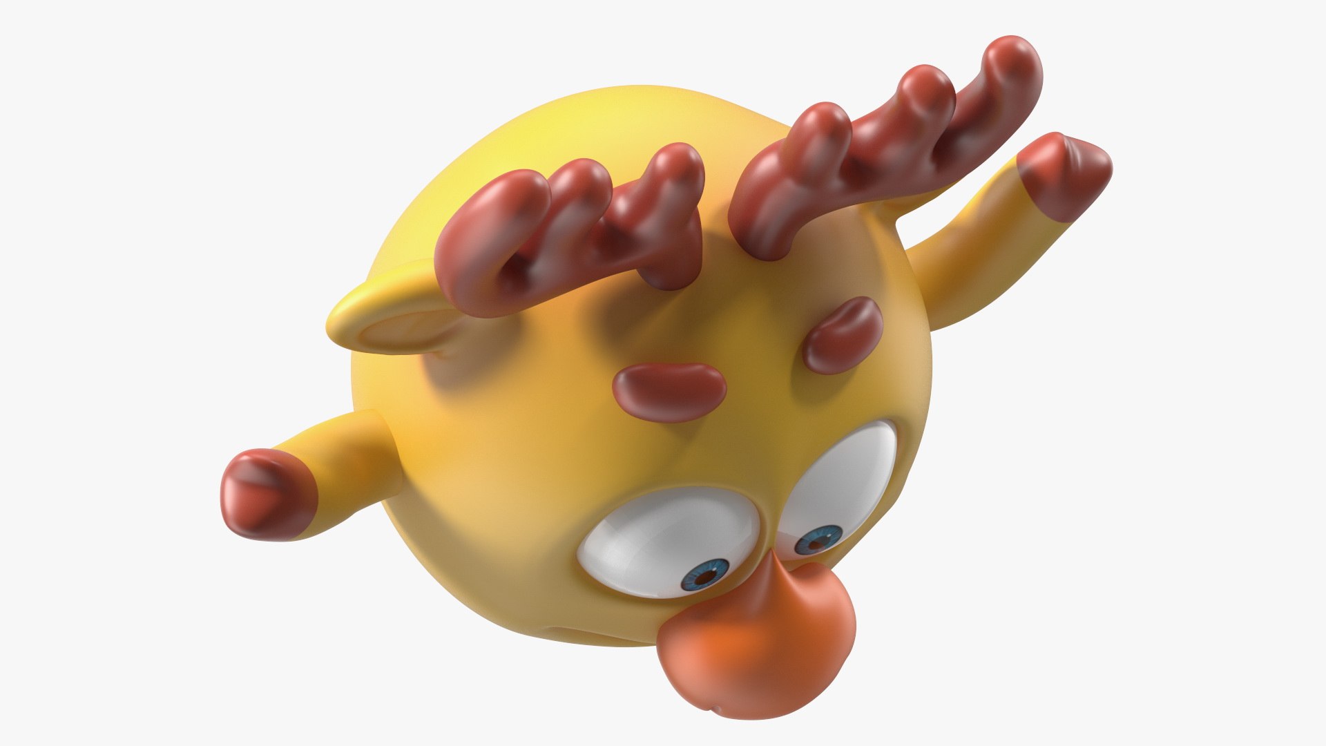 3D GoGoRiki Moose Character Happy Pose - TurboSquid 2121874