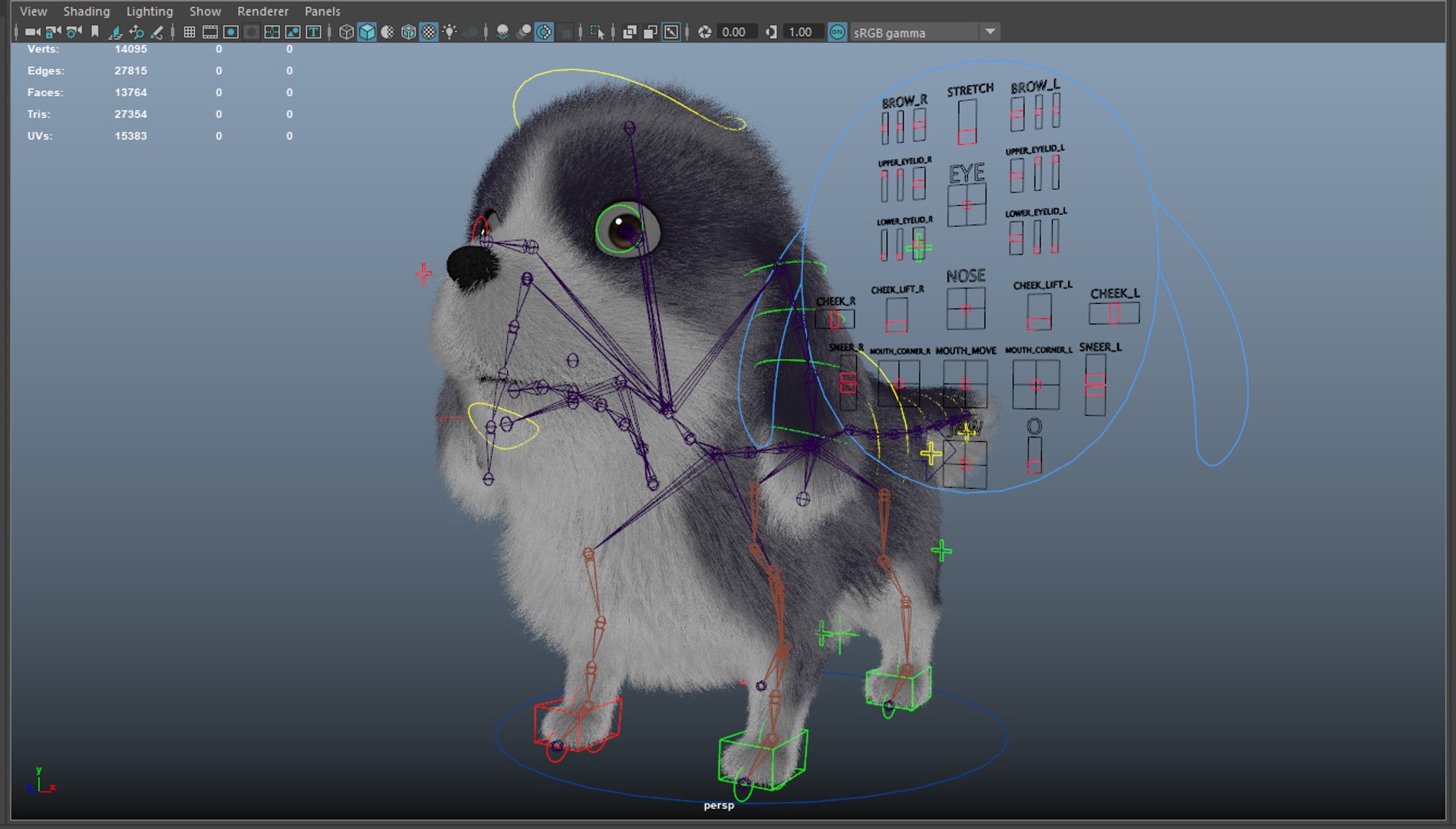 3D Cartoon Dog Rigged - TurboSquid 1214113
