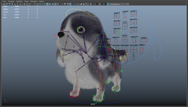 3D cartoon dog rigged - TurboSquid 1214113
