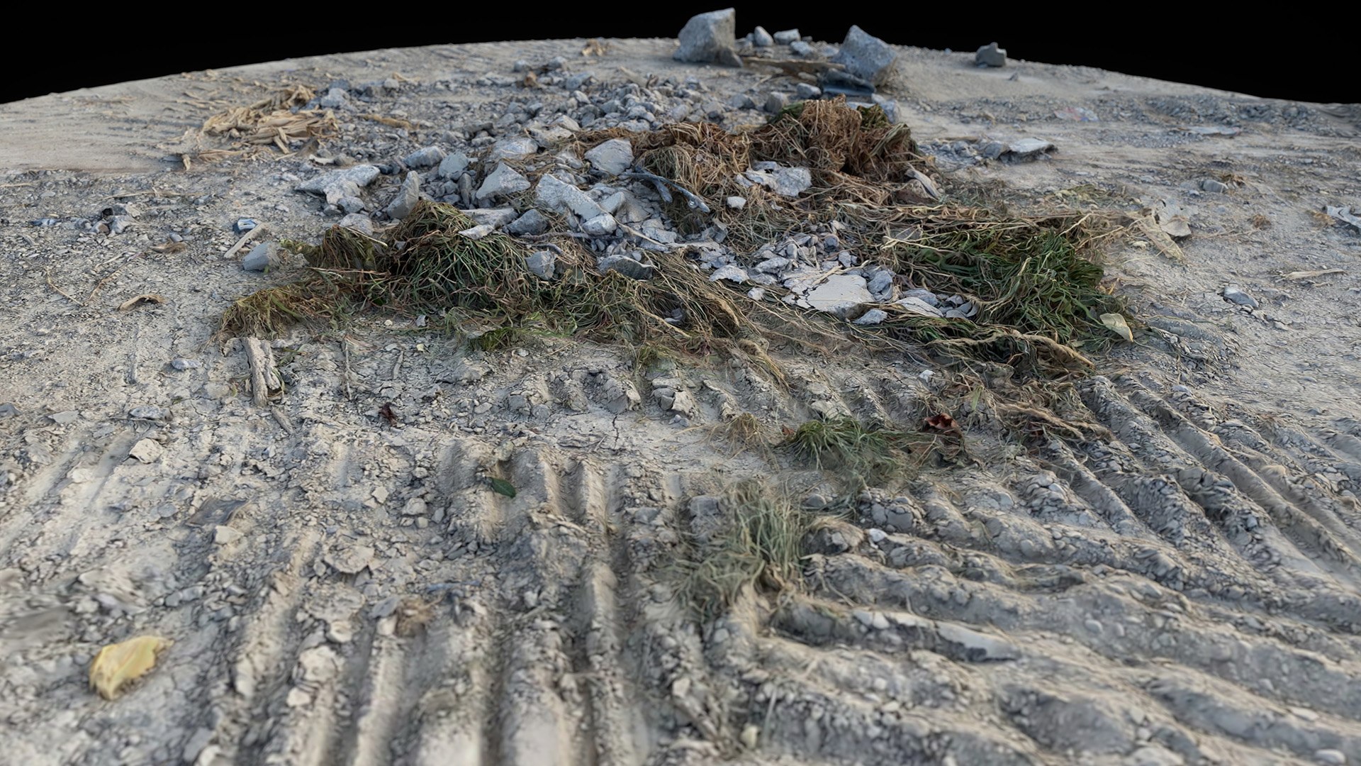 3D Model Gravel Ground 03 - 3D Photogrammetry Model Scan Of Gravel Sand ...