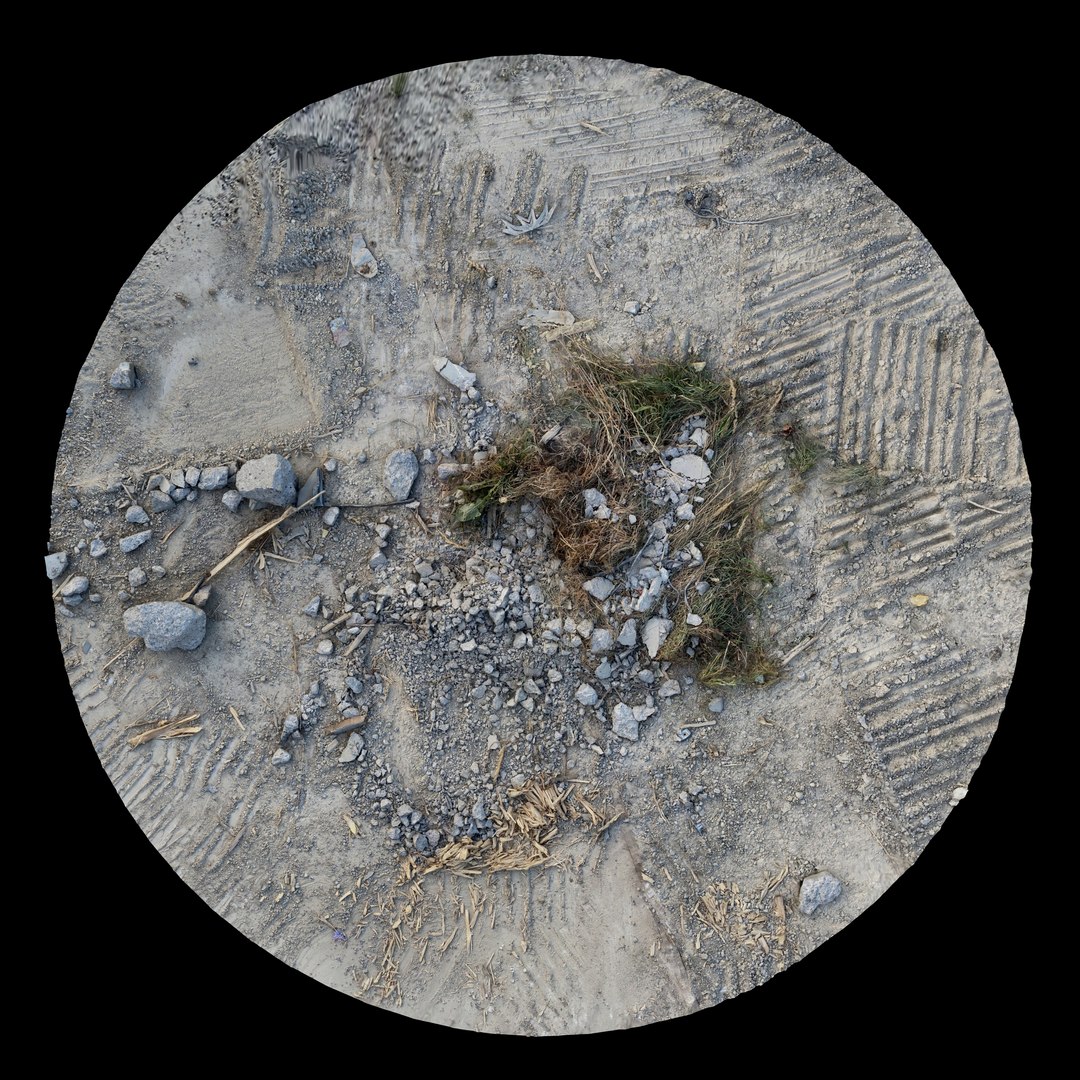 3D Model Gravel Ground 03 - 3D Photogrammetry Model Scan Of Gravel Sand ...